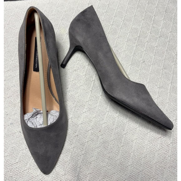 French Connection | Shoes | Nib French Connection Kate Grey Suede ...